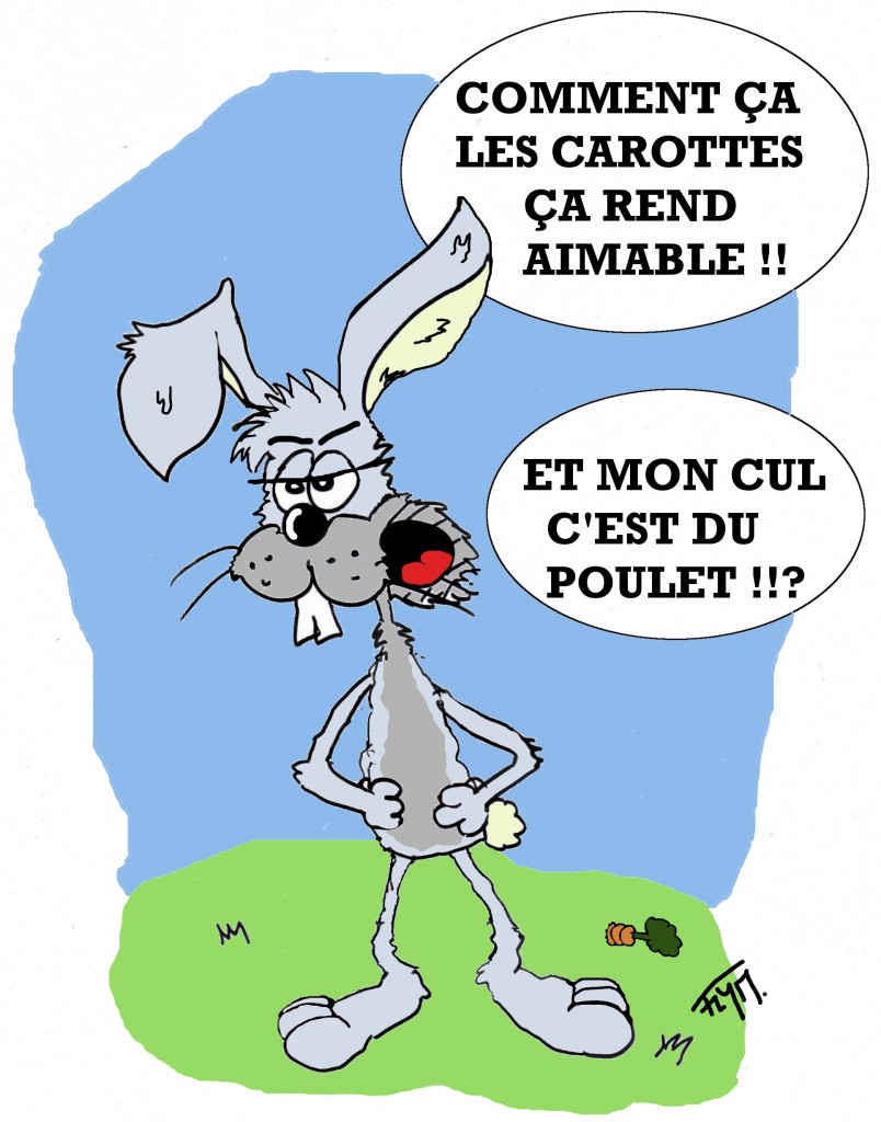 Lapin1 - Flym, dessin d'humour, blog bd humour, humour noir